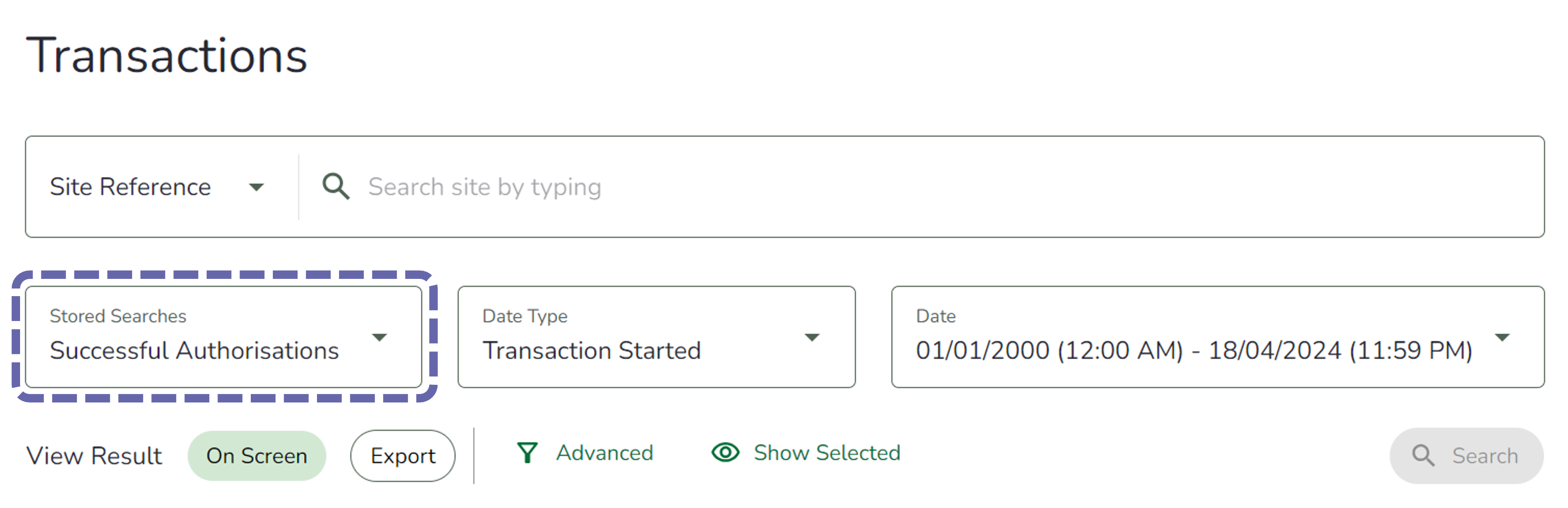 What are Stored Searches? – Trust Payments